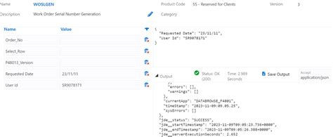 Creating An Orchestration To Generate Serial Numbers For A Work Order