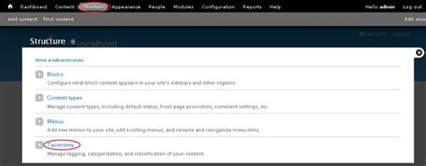 Drupal Taxonomies
