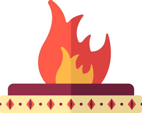 Fire Pit Havan Colorful Icon Or Symbol 24251059 Vector Art At Vecteezy
