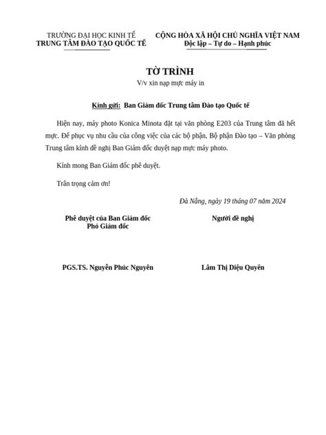 T Trình Vv Thay M C Máy In Pdf