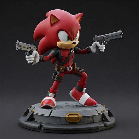 🦔 Sonicpool Mercenary Hedgehog For 3d Printing Fan Art ・Бесплатный Stl для 3d печать・cults