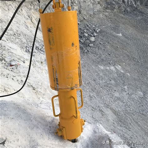 岩石液压劈裂机 隧道石头开采分裂机 静态涨裂岩石器操作原理 液压汇