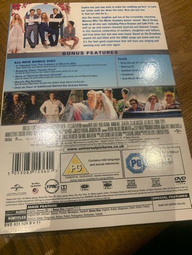 Mamma Mia 10th Anniversary 2 Disc Special Editio For Sale In Swords