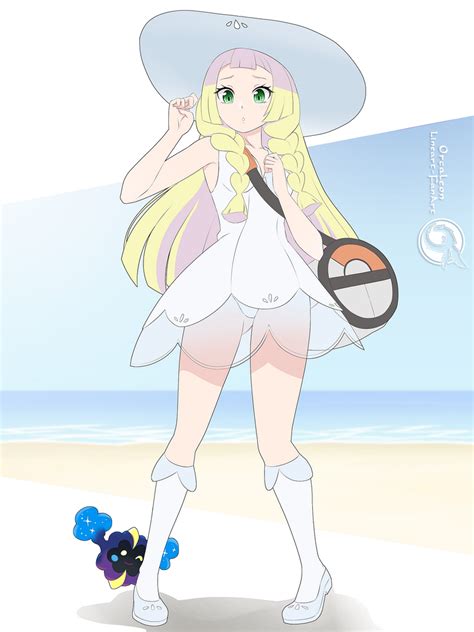Lineart Pokemon Lillie By Orcaleon On Deviantart