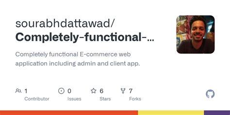 Github Sourabhdattawadcompletely Functional E Commerce Web