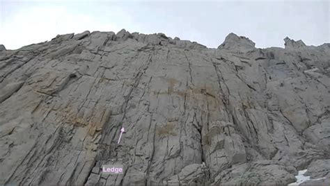 Here S A Better View Of The Route After Some 3rd 4th Class Climbing