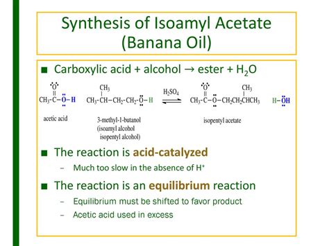 Isoamyl Acetate Reaction