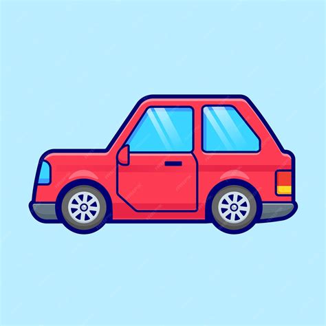 Free Vector Car Vehicle Cartoon Vector Icon Illustration Vehicle