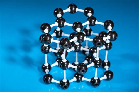 Diamond Crystal Structure Model Stock Illustration Illustration Of