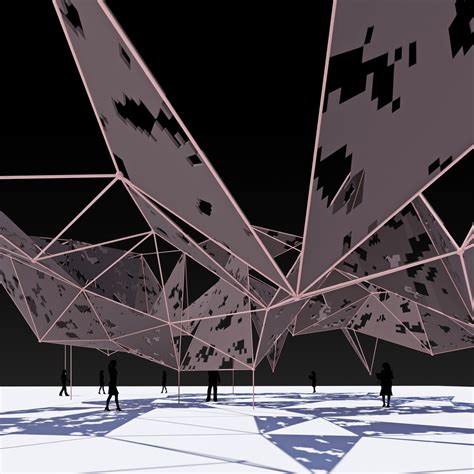 Mosaic Triangle Pavilion Junelee Architecture