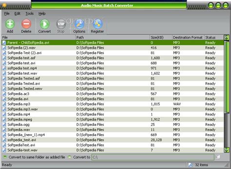 Audio Music Batch Converter Download Softpedia