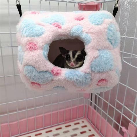 Badu Bg Хамак за малки домашни любимци Клетка за хамстери Мини новородена котка Къща за кучета