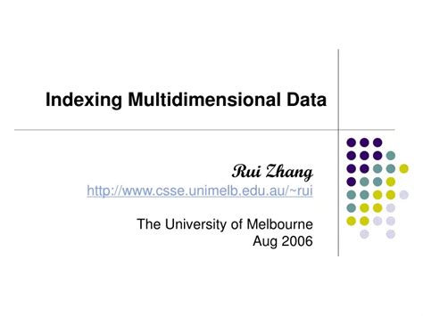 Ppt Indexing Multidimensional Data Powerpoint Presentation Free Download Id9591006