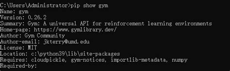 强化学习 Gym 安装以及入门 蒋智昊的博客