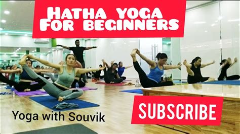 Hatha Yoga For Beginners Hatha Yogabeginners Yoga Class Yoga For