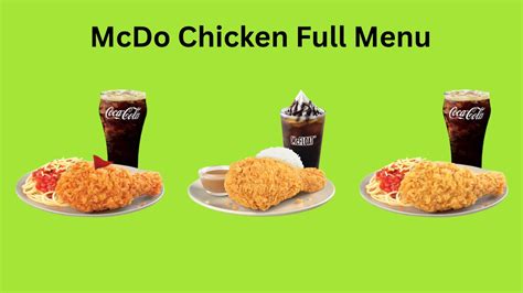 Mcdo Chicken Menu Best Options And Combos For 2025