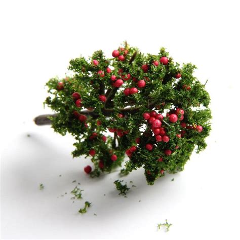 10 Pcs Mixed Miniature Fruit Tree Models Railway Accessories Etsy