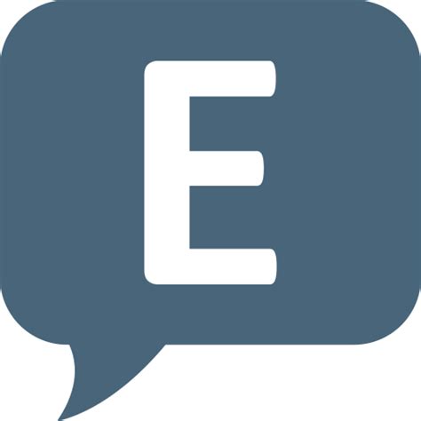 문자 E 아이콘 Generic Color Fill