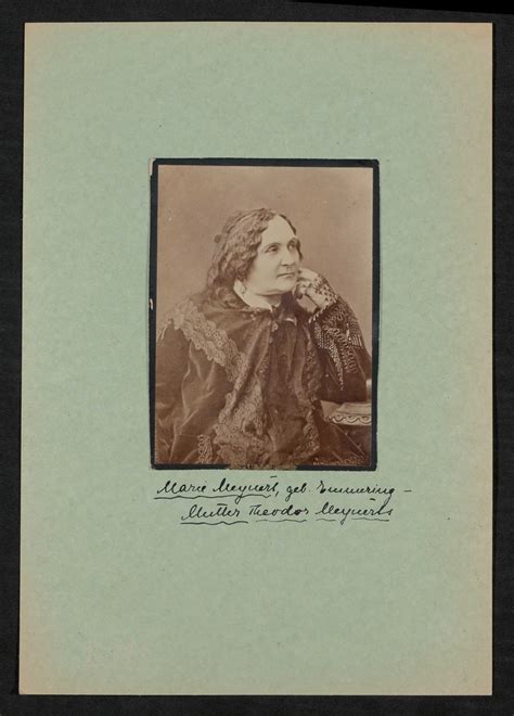 Porträt Von Marie Meynert