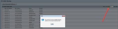 IP MAC Binding Limited To 30 Cisco Community
