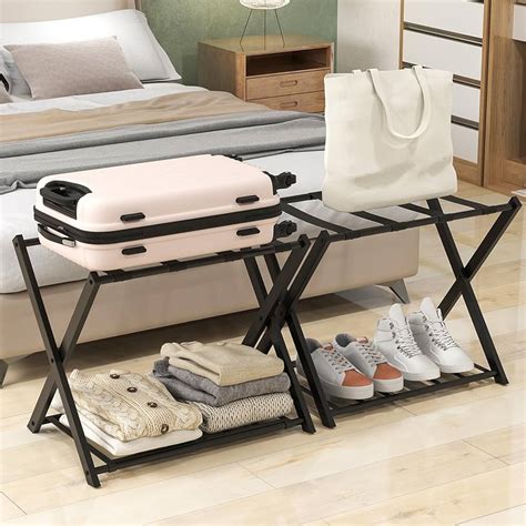 Suitcase Stand Buy Folding Luggage Rack 2 Tier Luggage Stand Luggage