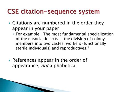 Ppt Council Of Science Editors Citation Style Cse Powerpoint