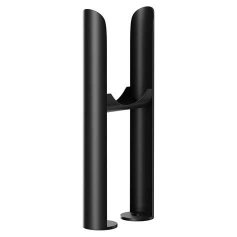 Copenhagen Matt Black Floor Standing Double Column Radiator Feet