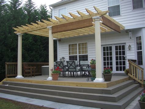 Custom Deck And Wrap Around Steps Traditional Landscape Seattle
