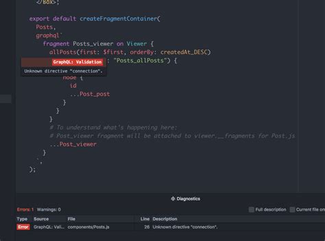 Unknown Directive Connection Issue Rmosolgo Language Graphql GitHub