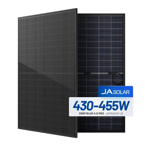 Ja Solar Panels 430w 435w 440w 445w 450w 455w N Type Bifacial Dual