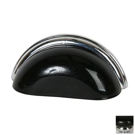 Lews Hardware 3 In Center To Center Polished Chrome Glass Bin Pulls Cup Cabinet Pull At