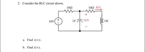 Solved Consider The RLC Circuit Shown A Find V B Chegg