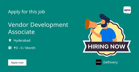 Vendor Development Associate In Delhivery