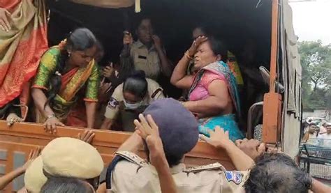 Bjp Condemns Police Action Against Asha Workers Telangana Today