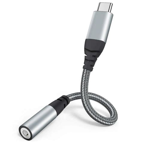 Adaptador Usb C A Conector Jack De 35 Mm Adaptador De Auriculares