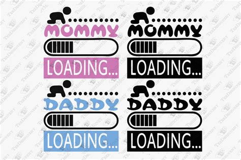 Pregnancy New Dam Mom Loading Bundle Graphic By Teedesignery Creative