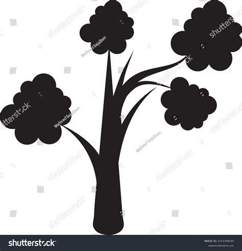 Tree Roots Vector Tree Round Shap Stock Vector Royalty Free Shutterstock