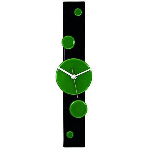 River City Clocks Curved Glass Clock With Dots And Reviews Wayfair