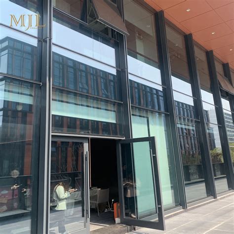 Commercial Exterior Building Facade Outdoor Wall Panels Modern Exposed Frame Glass Wall System