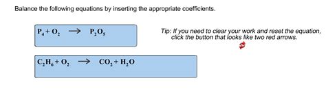 Solved Balance The Following Equations By Inserting The