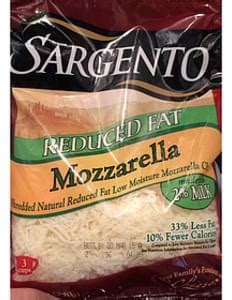 Sargento Reduced Fat Mozzarella 28 G Nutrition Information Innit