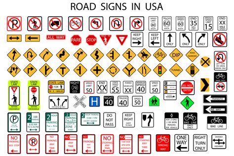Types Of Road Signs Usa