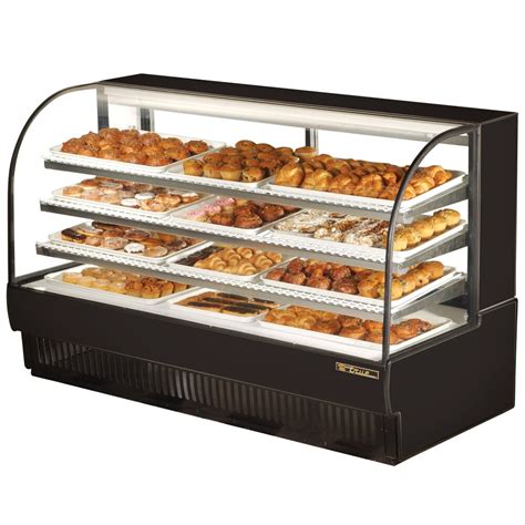 True Tcgd 77 77 Black Dry Bakery Display Case
