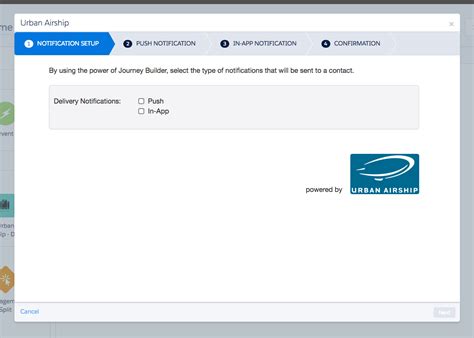 Urban Airship App For Salesforce Marketing Cloud Journey Builder At Your Service Airship