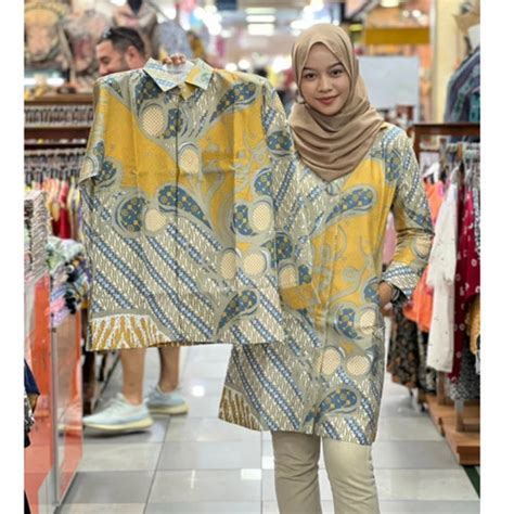 Jual Atasan Batik Pria Dan Wanita Seragam Batik Cewe S Jakarta