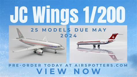 Jc Wings 25 Models Due May 2024