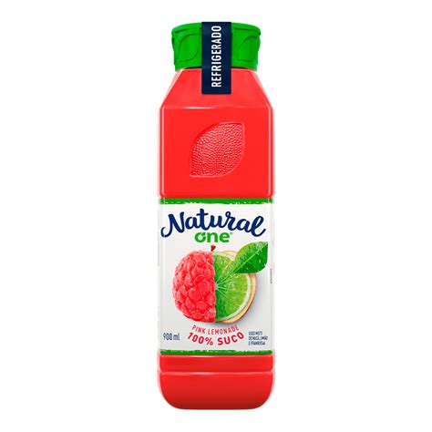 Suco Pink Lemonade Natural One 900 Ml Oba Hortifruti