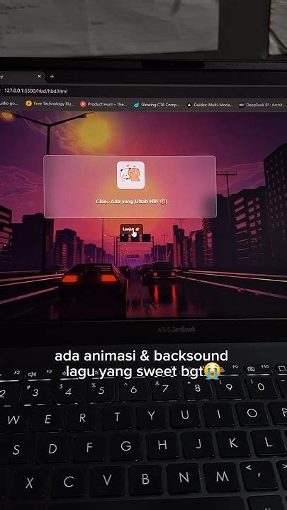 Script Ultah Pake Html ️ Htmlbucin Htmlcss Coding Programmerlife Youtube