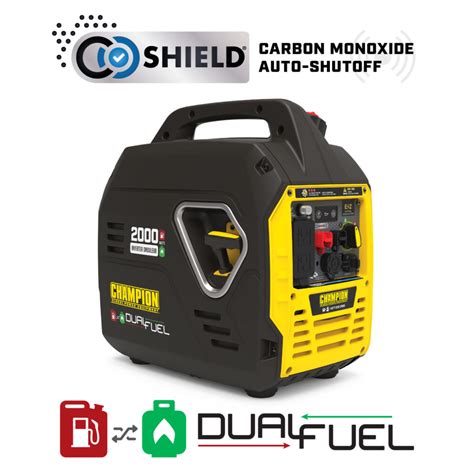 2000w Dual Fuel Inverter With Co Shield® Champion Power Equipment