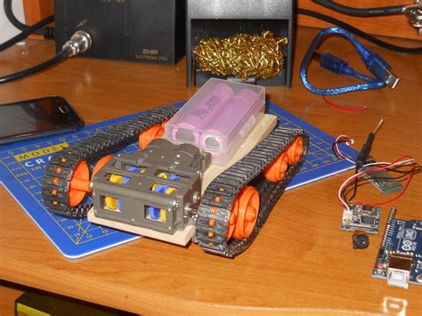 Fpv Virtual Reality Arduino Controlled Tracked Robot 17 Steps With Pictures Instructables